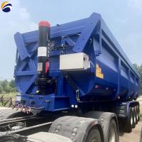 China Steel 3-Axle Rear Dump Semi-Trailer 80ton 4 axle tipper semi trailer Tipping Trailer for sale