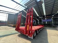 China Truck Trailer of Heavy Duty 30-100tons 3/4/5 Axle Low Bed Semi Trailer Lowbed Low Boy for sale