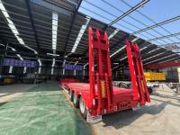 China Truck Trailer of Heavy Duty 30-100tons 3/4/5 Axle Low Bed Semi Trailer Lowbed Low Boy for sale