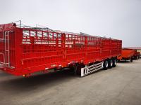 China Mechanical Suspension Livestock Farm Fence Semi Truck Trailer with 12.00R22.5 Tires for sale