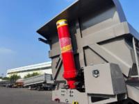 China 40-80 Ton Rear Dump Semi Trailer with Q345B/T700 Steel Main Beam and Low Maintenance for sale