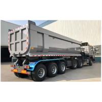 China 40-80 Ton Rear Dump Semi Trailer with Q345B/T700 Steel Main Beam and Low Maintenance for sale