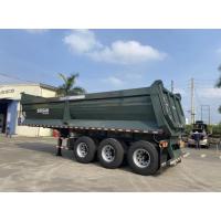 China 3/4/5axle Hydraulic Tipping Tipper Rear Dump Trailer Truck with Dual Line Brake System for sale