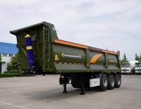 China 3/4/5axle Hydraulic Tipping Tipper Rear Dump Trailer Truck with Dual Line Brake System for sale