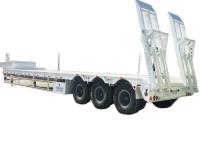 China Transport Heavy Duty Equipment with 3 4 5 Axle Mechanical Suspension Low bed Trailer for sale