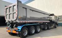 China 30-100tons Tipper Dump Trailer with U Shape and Sand Stone Grain Transporting Function for sale