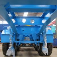 China Heavy Duty Landing Gear Tri-Axle 20ft 40ft 45ft 48ft Container Skeleton Semi Trailer for sale