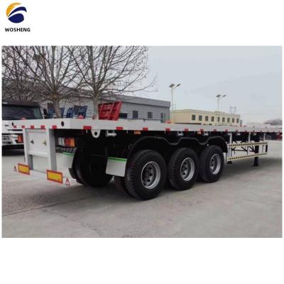 China Mechanical Suspension 40 FT Semi-Trailer for Heavy Machinery Transport Requirements for sale