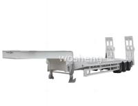 China Semi-Trailer Heavy-Duty Lowbed Semi Trailer with 3/4 Axle and Tare Weight of 40-100TON for sale
