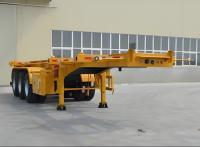 China 3 Axle 4 Axle Container Truck Trailers Skeleton Semi Trailer with Tare Weight of 6.5 T for sale