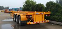 China Wosheng Material Q345B T700 Container Chassis 3 Axle 4 Axle Truck Trailer for Shipping for sale