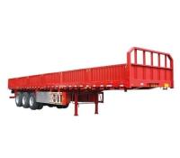 China Industry Transport 3 Axles Side Wall Semi Trailer with Mechanical Suspension Wosheng for sale