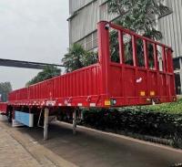 China Industry Transport 3 Axles Side Wall Semi Trailer with Mechanical Suspension Wosheng for sale