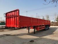 China Industry Transport 3 Axles Side Wall Semi Trailer with Mechanical Suspension Wosheng for sale