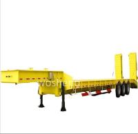 China 20ft Transport Excavator Low Loader Semi Trailer for Africa Market at Affordable for sale