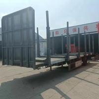 China 4 Axle WS Log Timber Transport Semi Truck Trailer for Wood Cargo Transportation for sale