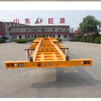 China 3 Axle 2 Axle Tare Weight 6.5 Tons Container Truck Trailer Skeleton Semi Trailer for Your for sale