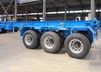 China 3 Axle 2 Axle Tare Weight 6.5 Tons Container Truck Trailer Skeleton Semi Trailer for Your for sale