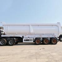 China U-shaped Hydraulic Cylinder 3axle Dump Tipper Rear Dump Semi-trailer with Leaf Spring for sale