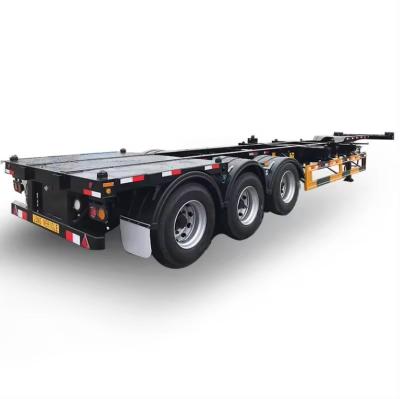 China Secure Transportation Container Semi Trailer With Twist Lock and Max Payload 30000 kg for sale