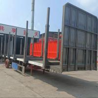 China Versatile 3 Axle 4 Axle 5 Axle Flatbed Semi Trailer for Wood and Timber Transportation for sale