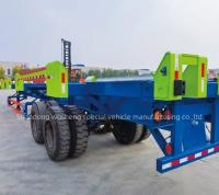 China Mechanical Suspension Semi-Trailer for 2 Axles Terminal Container Trailer at Port for sale