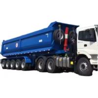 China Customer's Request Tri Axle Tipper Trailer with Customized Design and 13/16 Ton Axle for sale