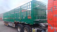 China Max Payload 50tons Truck Side Wall Fence Semi Trailer for Livestock and Vegetables for sale