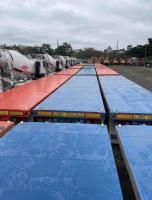 China Sale 3/4 Axle 20T-80T Tare Weight Flatbed Container Semi Trailer for Within Budget for sale