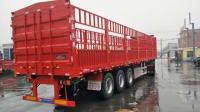 China Tri-Axle 40-100 Ton Utility Side Wall Open Semi Trailer for Livestock and Vegetable for sale