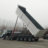 China 3/4/5 Axles Rear Dump Semi Trailer Tipper Tipping Truck Trailers with Steel Main Beam for sale