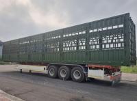 China High Side Drop Fence Cargo Semi Trailer with SAF Two Speed 28t Heavy Duty Landing Gear for sale