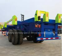 China Main Beam Q345B Height 500mm Container Skeleton Semi Trailer for Cargo Transport Port for sale
