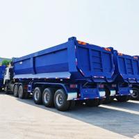 China Wosheng Customized Dump Style Rear Dump Semi Trailer Tipper Tipping Semi Truck Trailers for sale