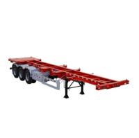 China Leaf Spring 90 w mm*13/16 thickness mm*10 layer 40ft Gooseneck Skeleton Semi-Trailer for sale