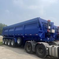 China Wosheng Customized Dump Style Rear Dump Semi Trailer Tipper Tipping Semi Truck Trailers for sale