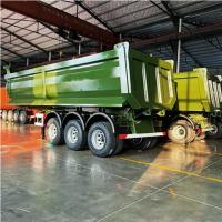 China 50-80 tons hydraulic tipper 3/4/5 axles tilt trailer rear dump truck trailer Versatile for sale