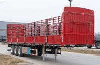 China 3/4 Axle 40-100 Ton Utility Side Wall Livestock Vegetable Fence Semi Trailer for Farm for sale