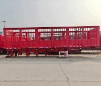 China 3/4 Axle 40-100 Ton Utility Side Wall Livestock Vegetable Fence Semi Trailer for Farm for sale