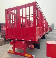 China 3/4 Axle 40-100 Ton Utility Side Wall Livestock Vegetable Fence Semi Trailer for Farm for sale