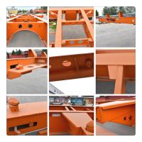 China 20FT 40FT 48FT 53FT Skeleton Semi Trailer Truck Trailers with 12380*2480*1550mm Size for sale