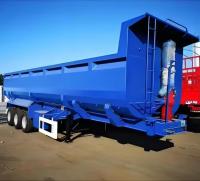 China Mechanical Suspension 40-100 ton Max Payload Dump Tipper Truck Trailer for Ore Transport for sale