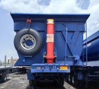 China Mechanical Suspension 40-100 ton Max Payload Dump Tipper Truck Trailer for Ore Transport for sale