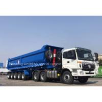China Customer's Request 100Tons Rear Dump Trailer for Durable and Safe Transportation for sale