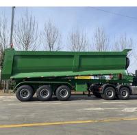 China Customized U Shape 40 Cubic Meter Hydraulic Tipper Rear Dump Semi Trailer Truck Trailer for sale