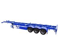 China 12.00R22.5/315 80R22.5/11.00R20 Tires 3 Axles 40ft Skeletal Semi Trailer Chassis for sale