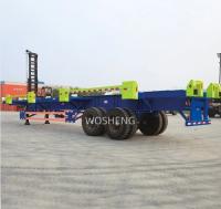 China 12.00R22.5/315 80R22.5/11.00R20 Tires 3 Axles 40ft Skeletal Semi Trailer Chassis for sale