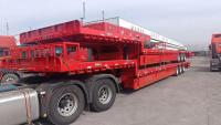 China High Capacity 60-120ton Gooseneck Low Bed Semi Trailer with Good and 3-5 Axle Capacity for sale
