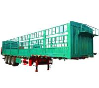 China 3/4 Axles 50 Tons Fence Semi Trailer for Vegetable and Livestock Customizable Option for sale