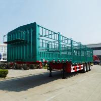 China 3/4 Axles 50 Tons Fence Semi Trailer for Vegetable and Livestock Customizable Option for sale